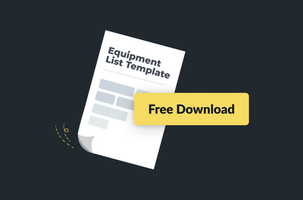 Free Construction Tools and Equipment List Template