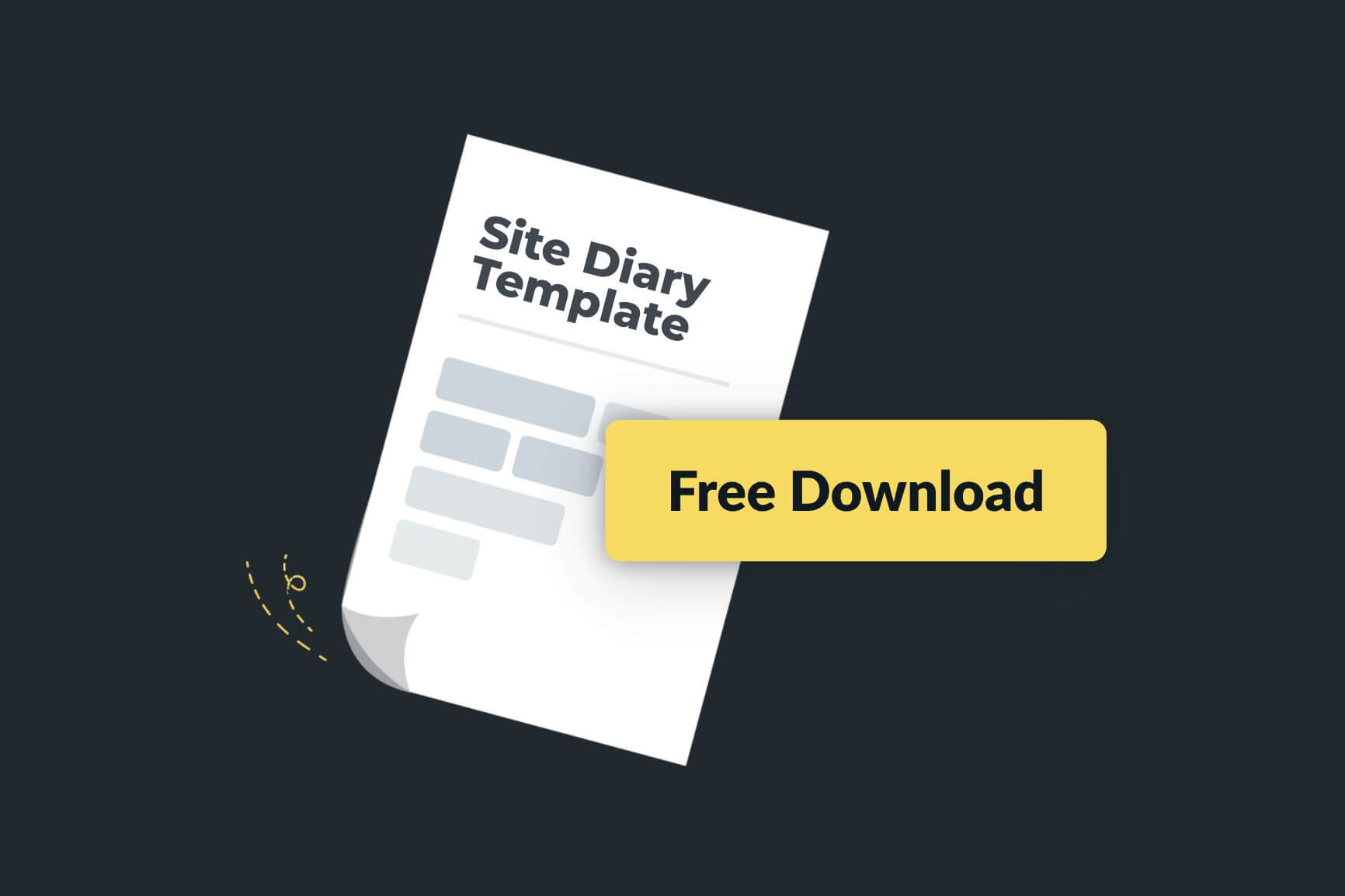 Daily Site Diary Template [FREE]
